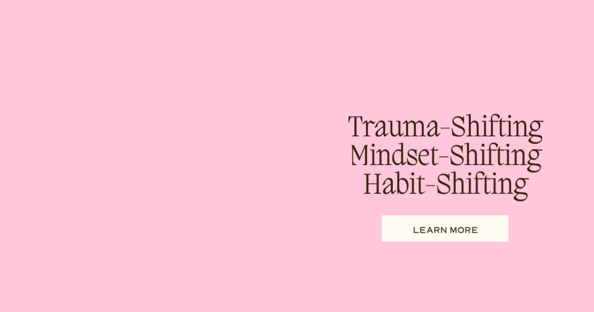 Beauty Retail Website in Pink and Cream Colorful Blocks Style